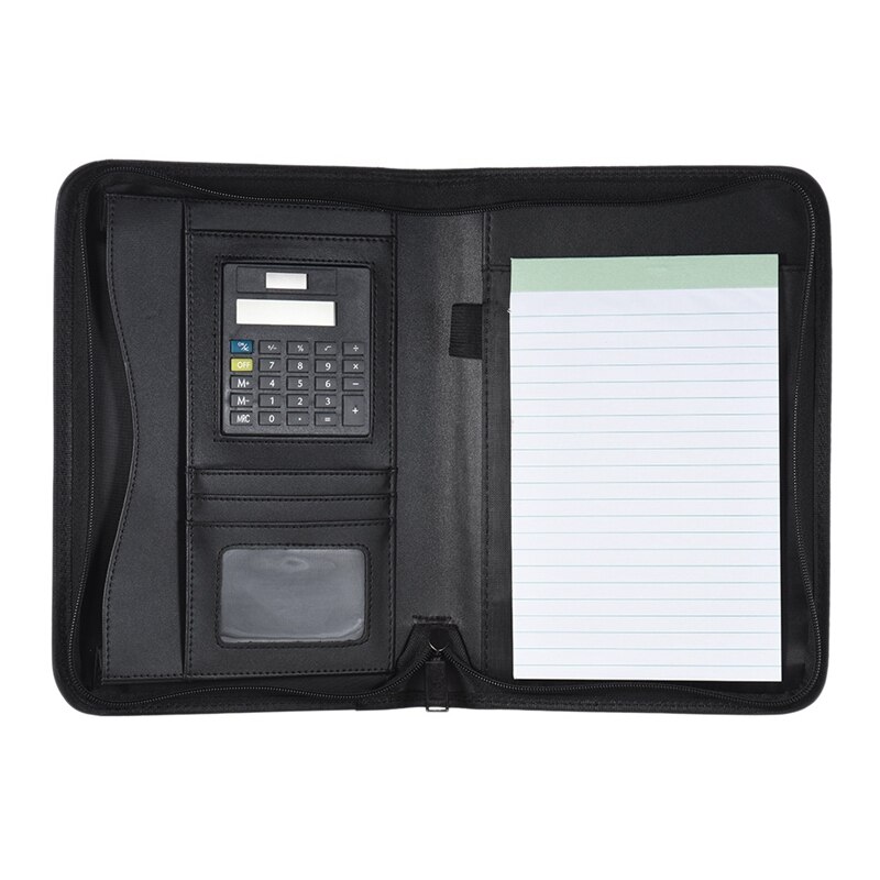 Padfolio PU Leather A5 Portable Business Portfolio... – Grandado