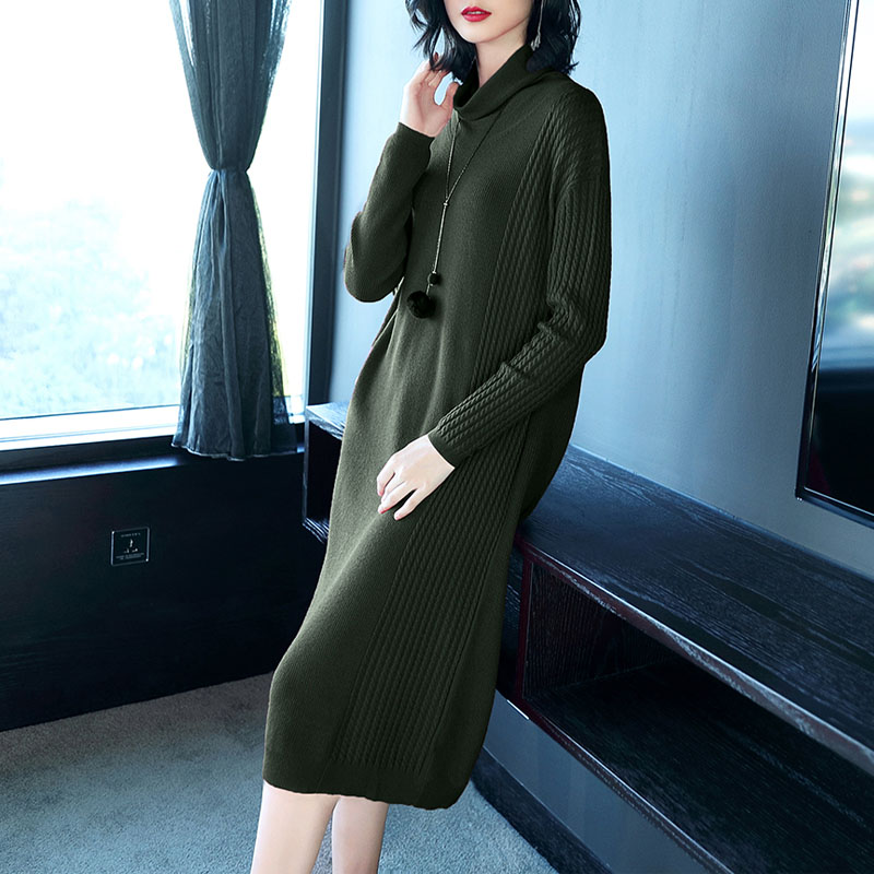 Nice-forever Classic Solid color Long Sleeve Strai... – Grandado