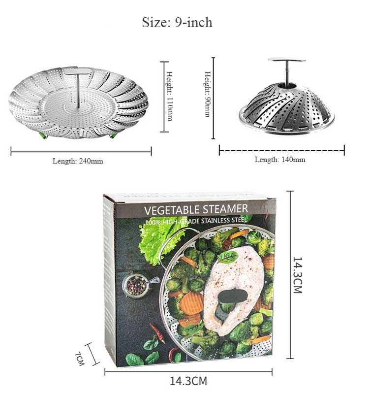 Multi-Function Stainless Steel Folding Steaming Tr... – Grandado
