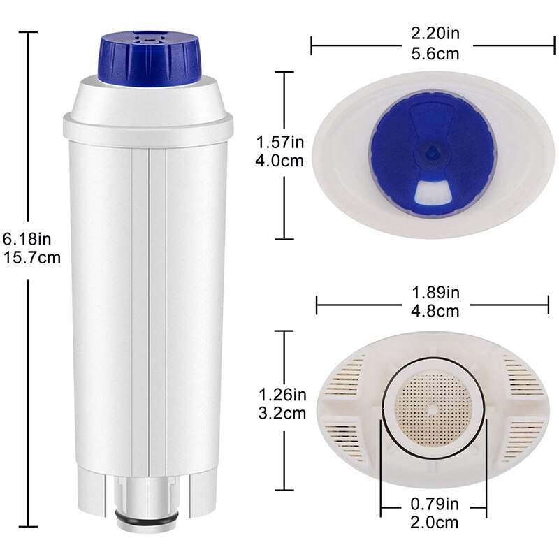 3 Packs Coffee Machine Water Filter for Delonghi D... – Grandado