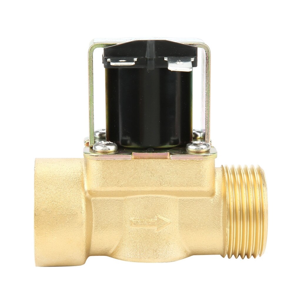Brass Electric Water Valve DN20 G3/4 Normal Closed... – Vicedeal