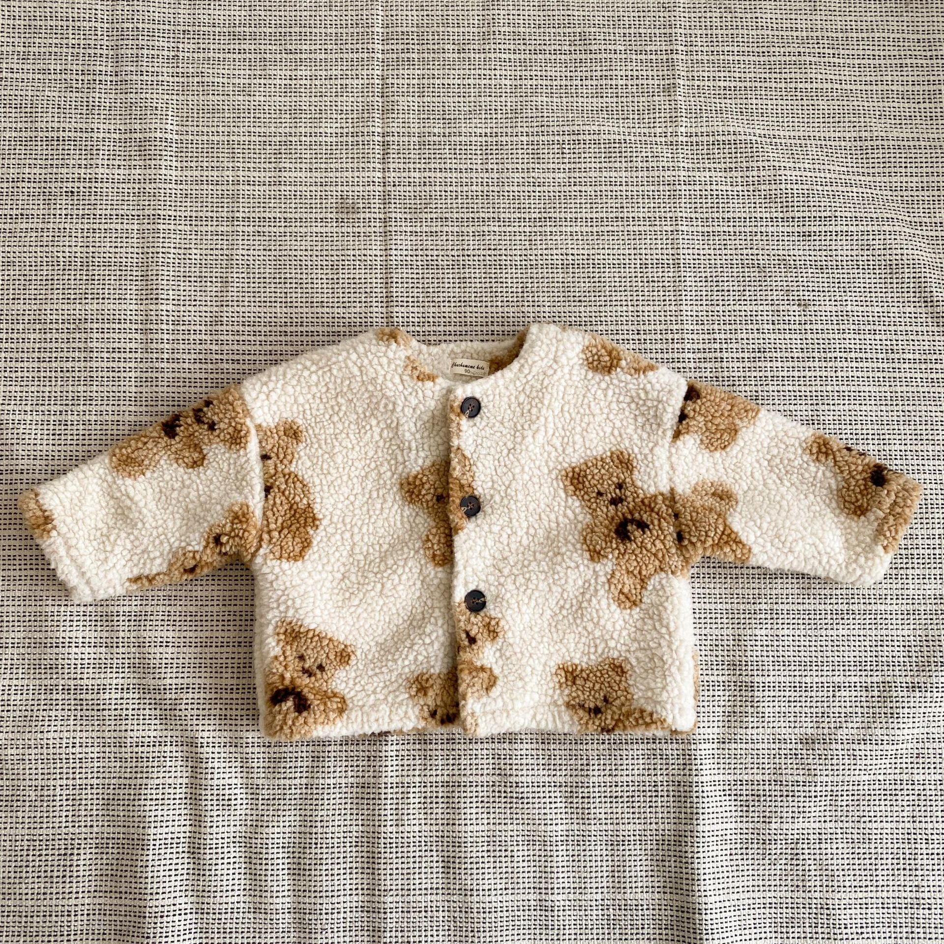 Winter Kinderen Cartoon Beer Berber Fleece Dikke J... – Vicedeal