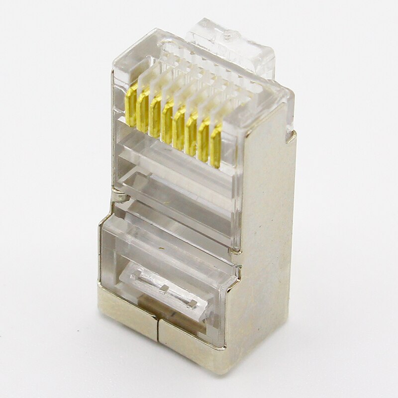 50 Stuks Rj45 Connector Cat6 Afgeschermde Netwerk ... – Grandado