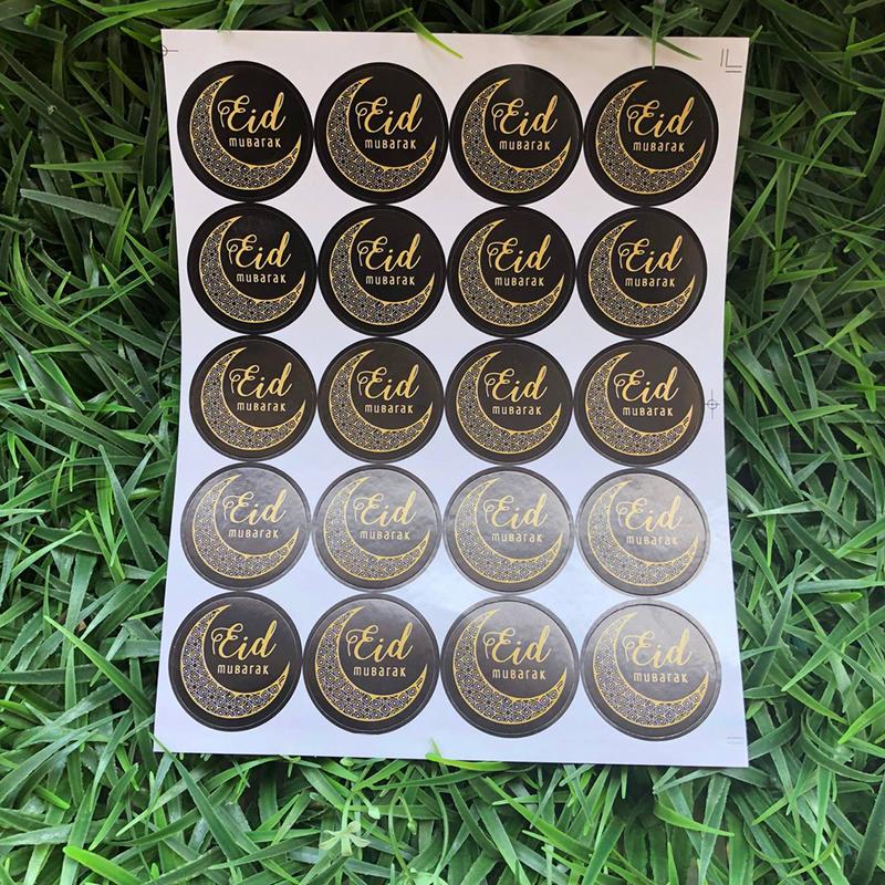 100PCs EID MUBARAK Sticker for Muslim Eid al-Fitr ... – Grandado