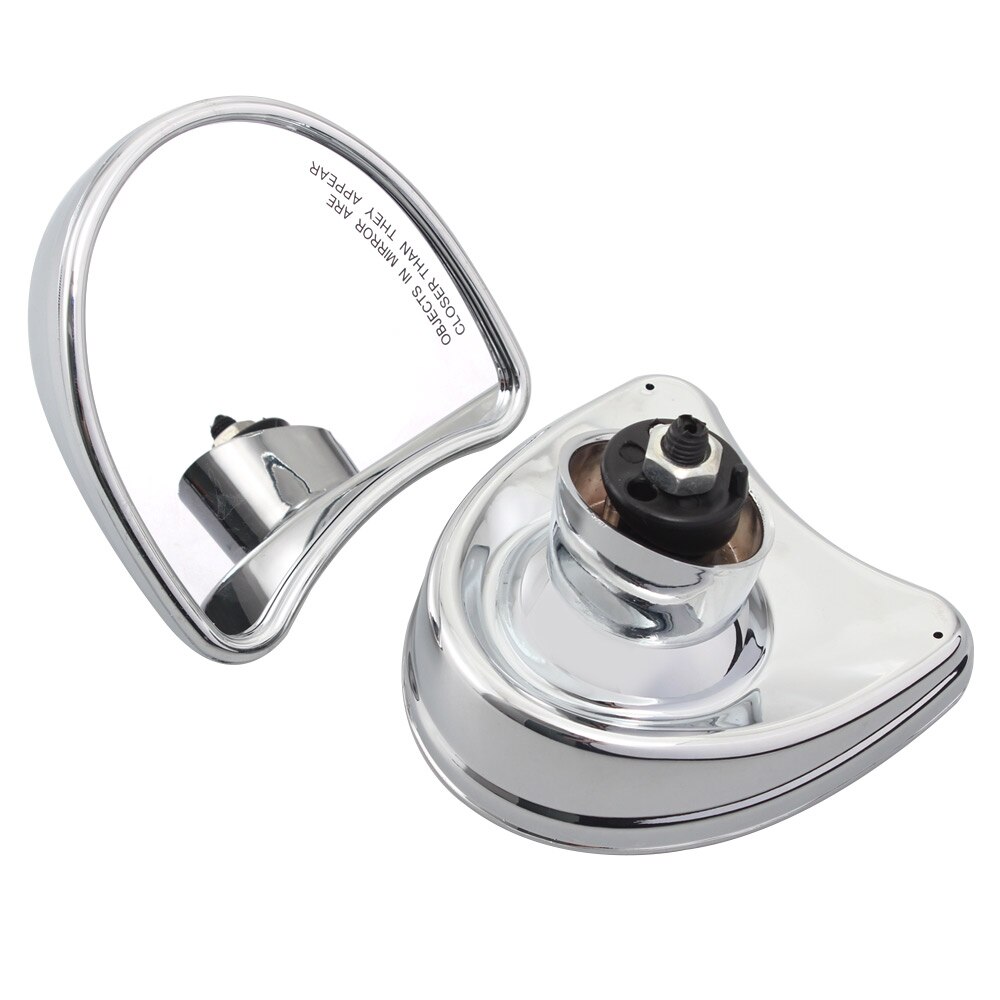 Motorcycle Chrome Batwing Kuip Mount Spiegels Side... – Grandado