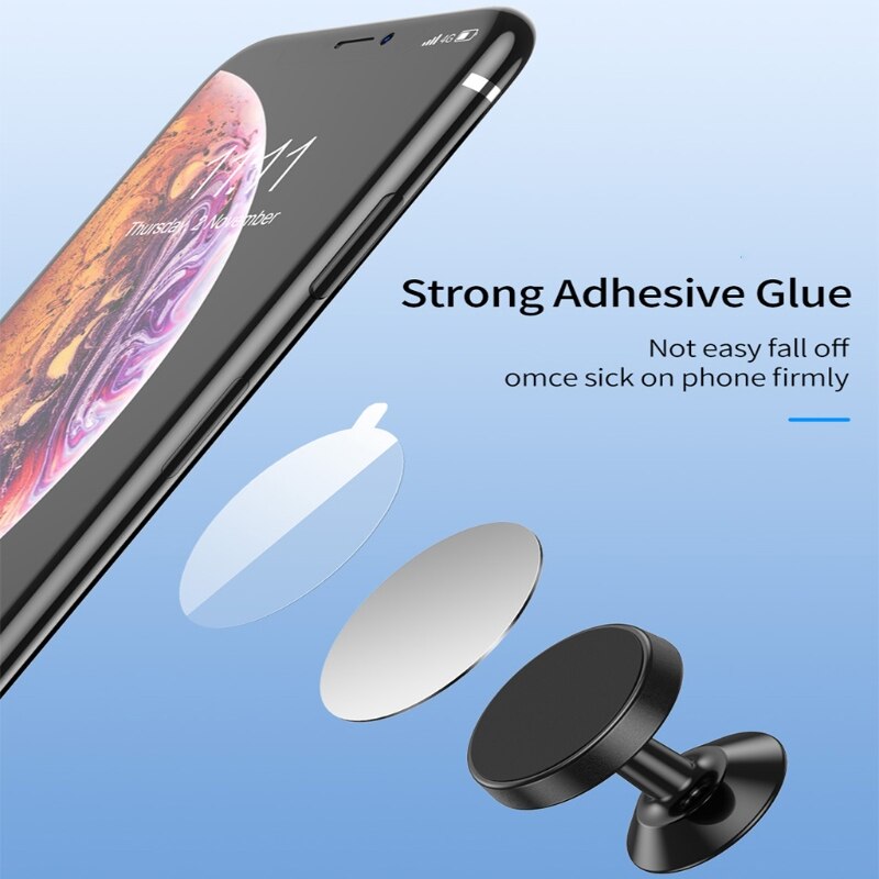 Square Magnetic Disk Phone Stand Magnet Metal Plat... – Grandado