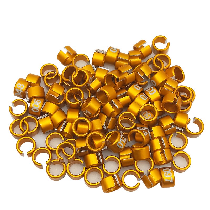 2pcs Bird Metal Open Foot Ring with Number Parrot ... – Grandado