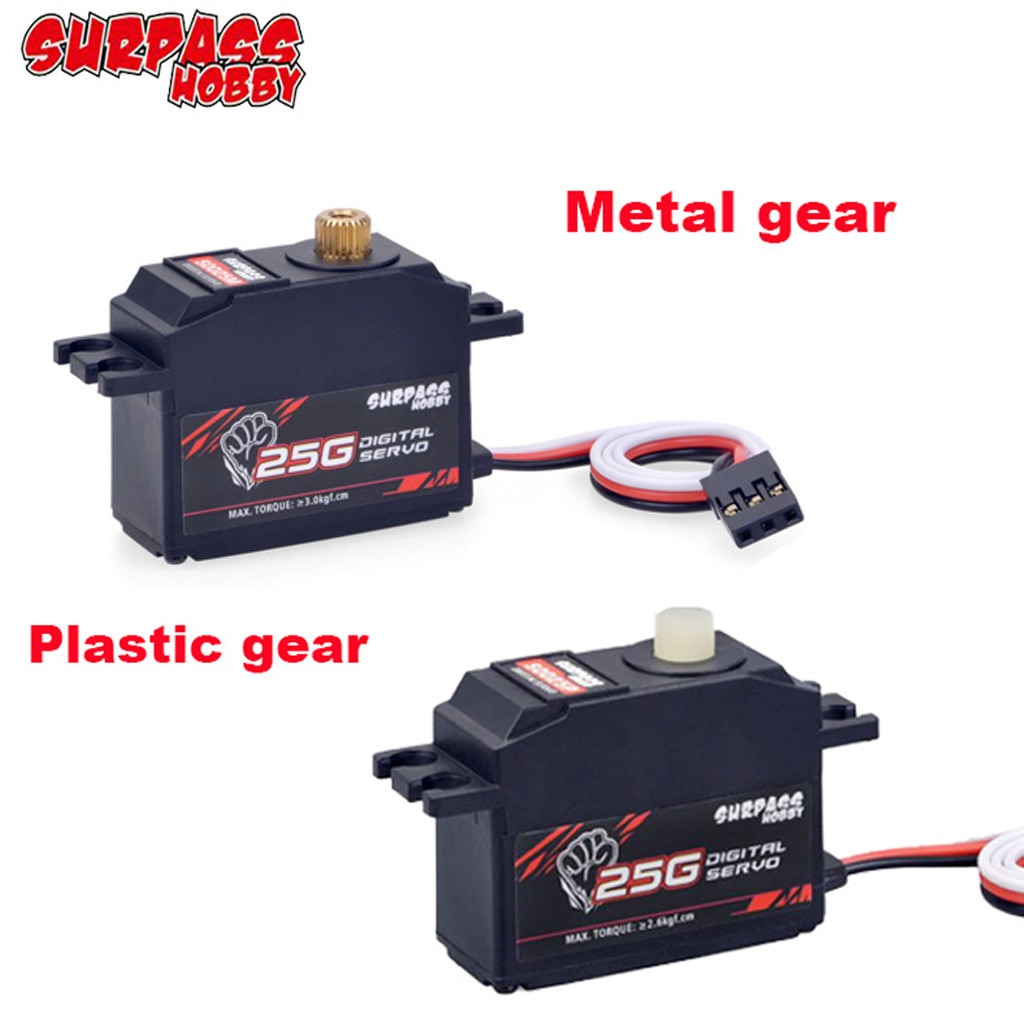 25g servo 12428 servo SURPASS HOBBY Gear Servo Dig... – Vicedeal
