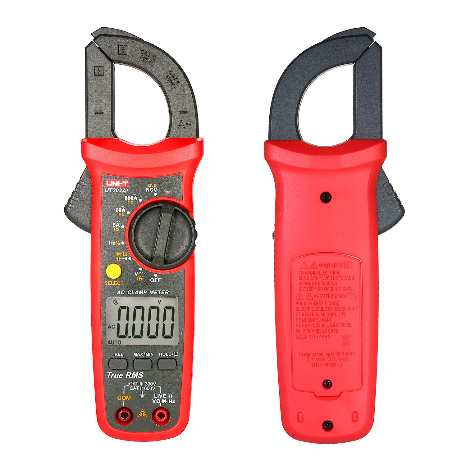 UNI-T UT202A+ 6000 Counts Digital Clamp Meter Univ... – Vicedeal