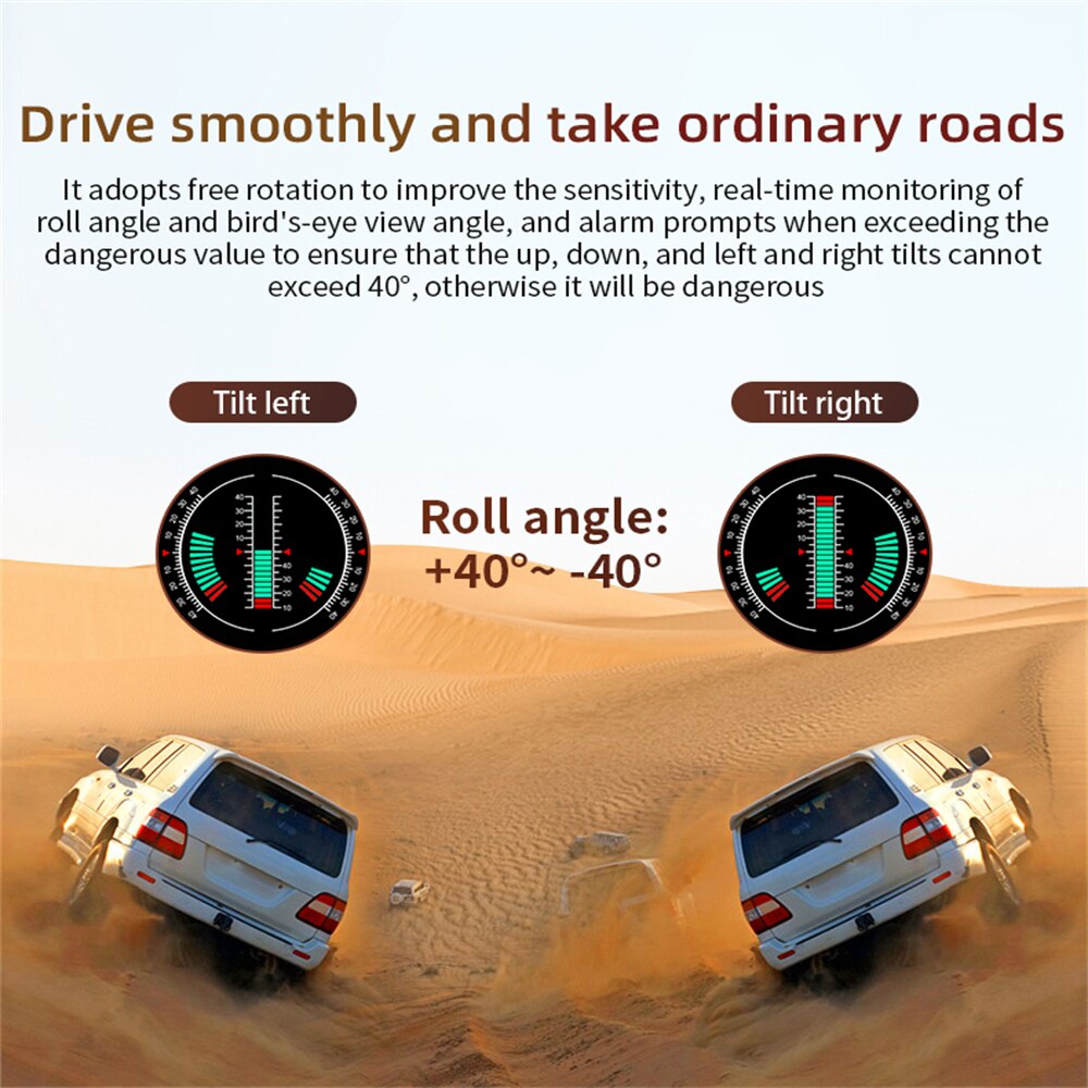 Car Speedometer Outdoor Off-Road Altitude Guide Me... – Grandado