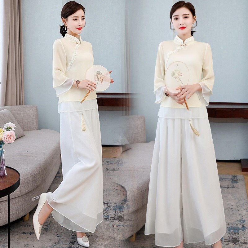 Chinese Style Clothing Women Tops Tang Costume Chi... – Grandado