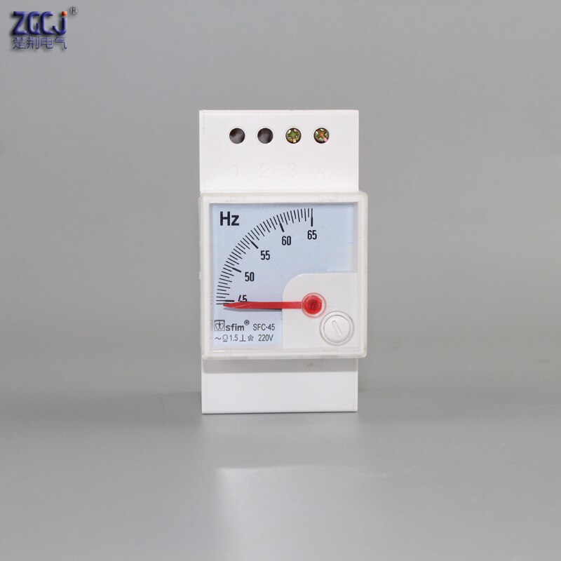 45-65Hz Din Hz meter 220 V AC 35mm Din frequenzmes... – Vicedeal