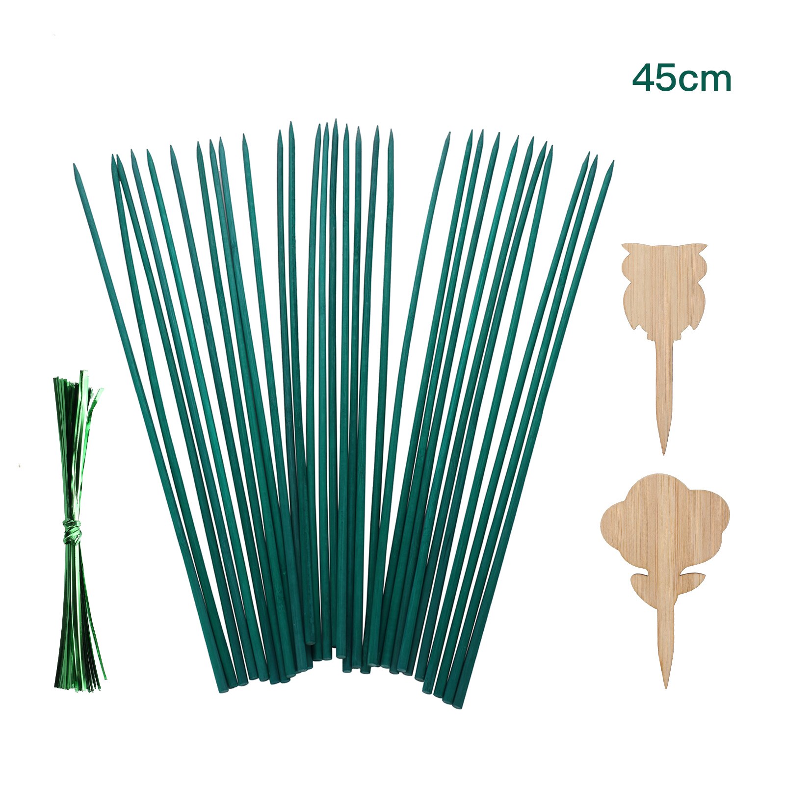 Floral Picks Wood Plant Stakes Garden Sticks Suppo... – Grandado