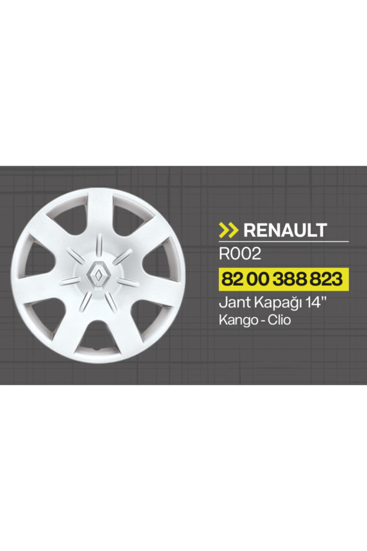 Wheel Cover 14 "Kango - Clio - Megane - Set (4 pie... – Grandado