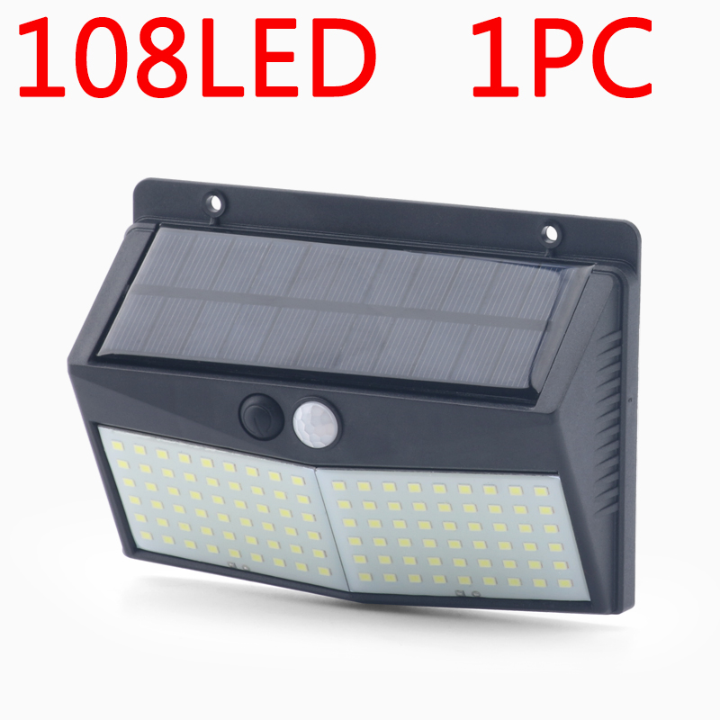 318 led solar ljus vägglampa trädgård vattentät ut... – Grandado