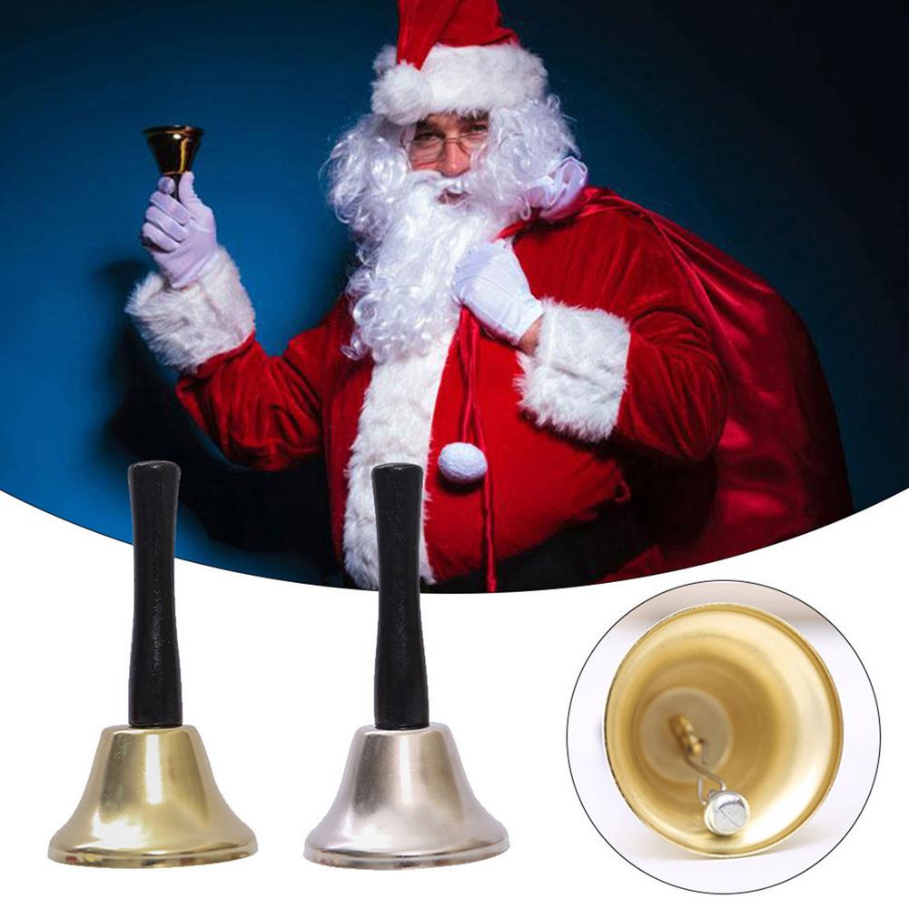 Santa Hand Bel Grappige Rvs Christmas Bell – Vicedeal