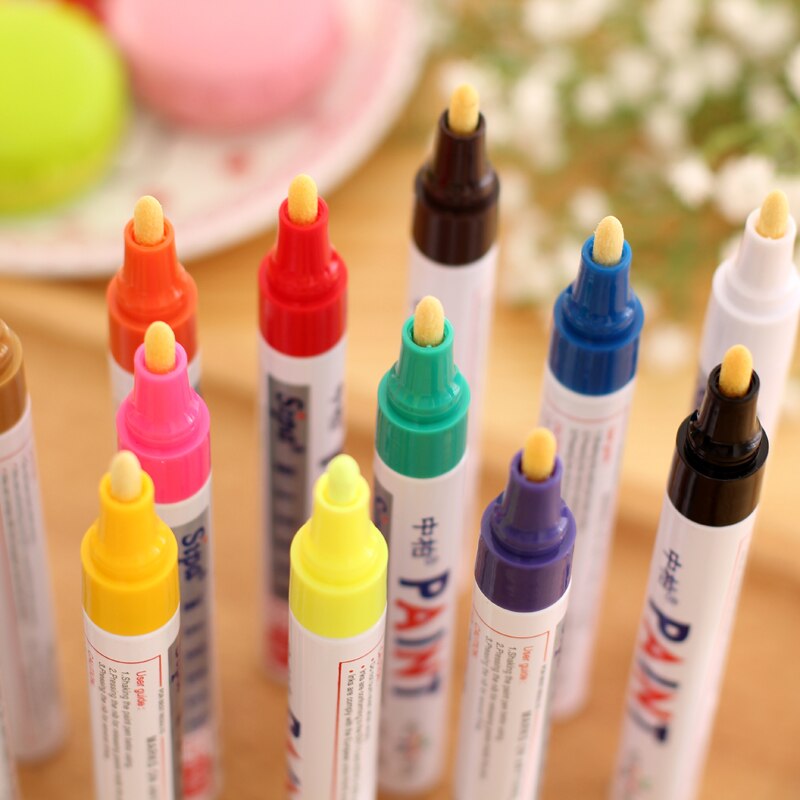 11 Pieces Authentic SIPA color marker waterproof p... – Grandado