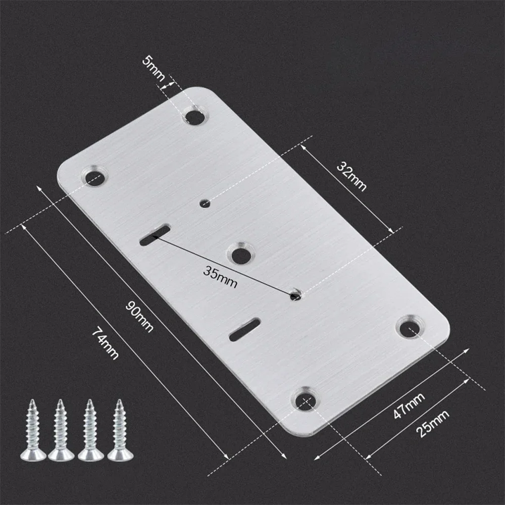 1/2/4Pair Hinge Repair Plate Cabinet Furniture Dra... – Grandado