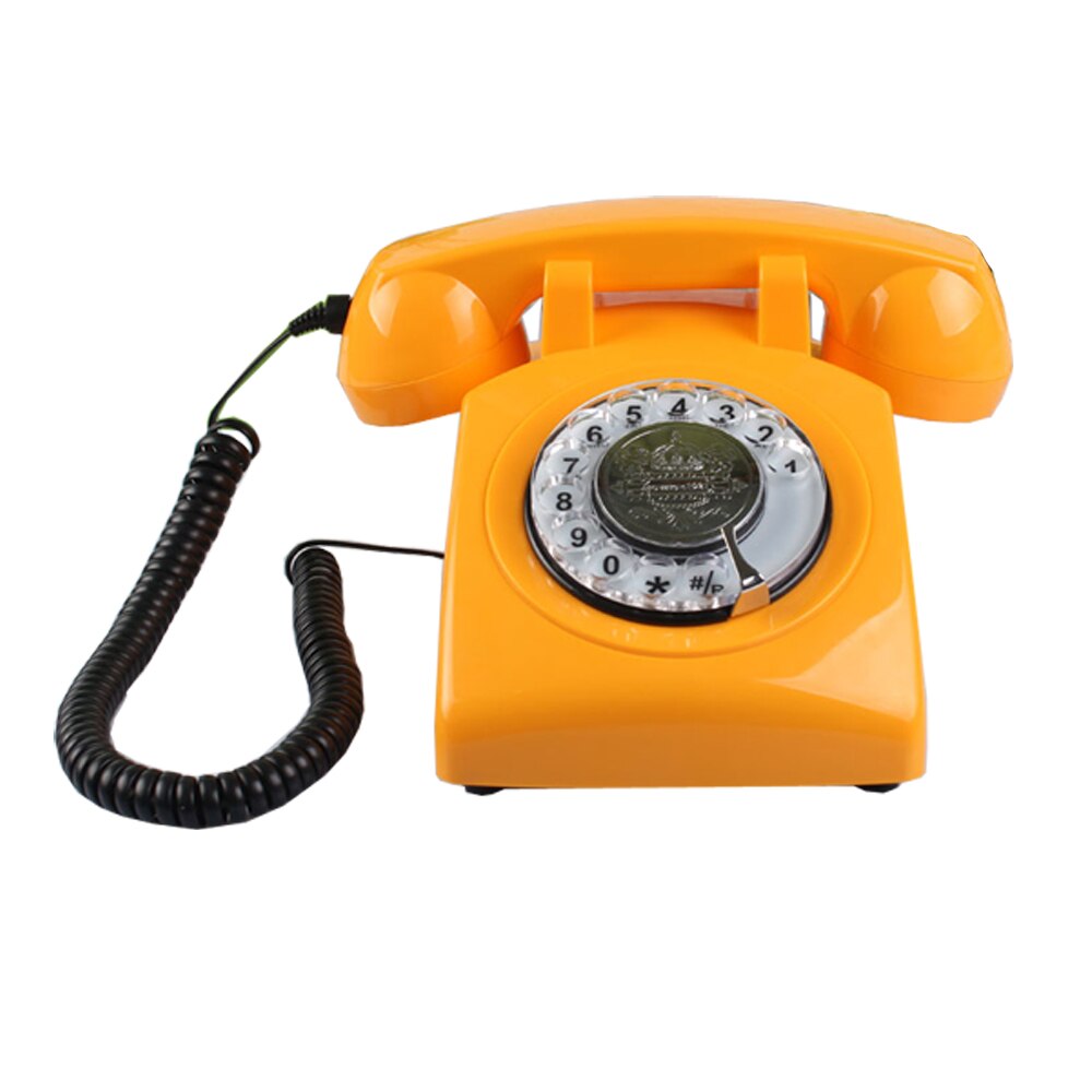 Classic Rotary Dial Telephone Retro Landline Home ... – Vicedeal