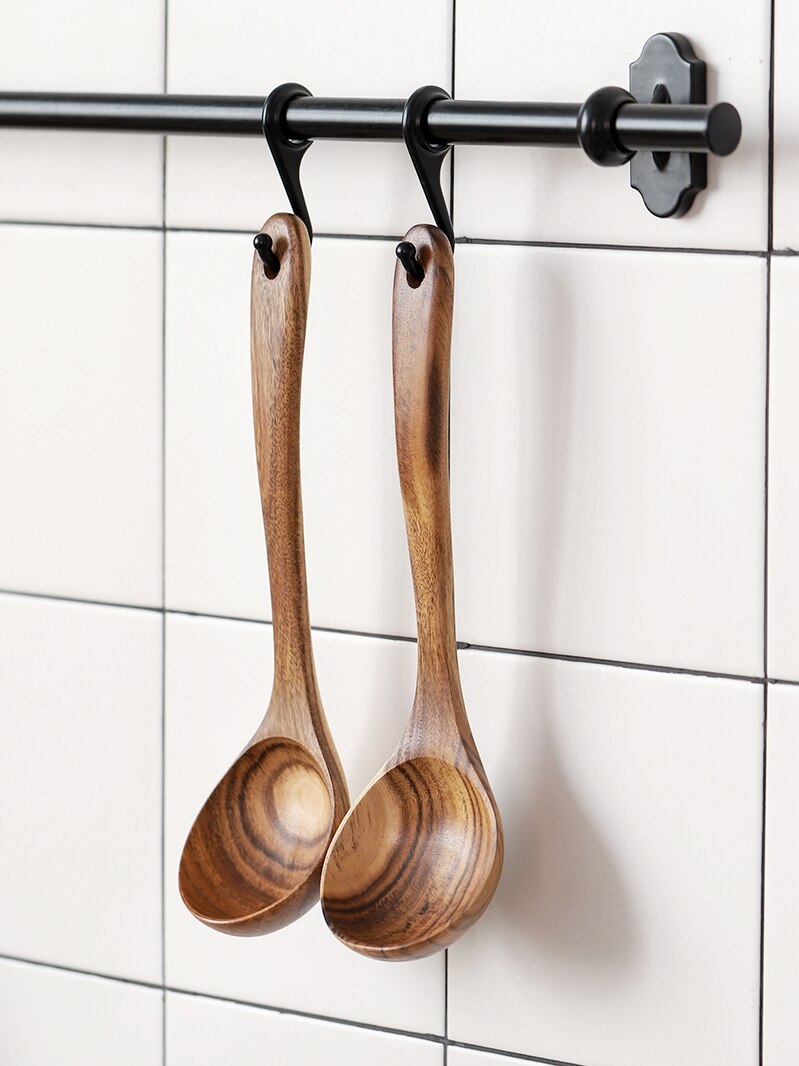 Muso Hout Soep Lepel Grote Opscheplepel Teak Houte... – Vicedeal