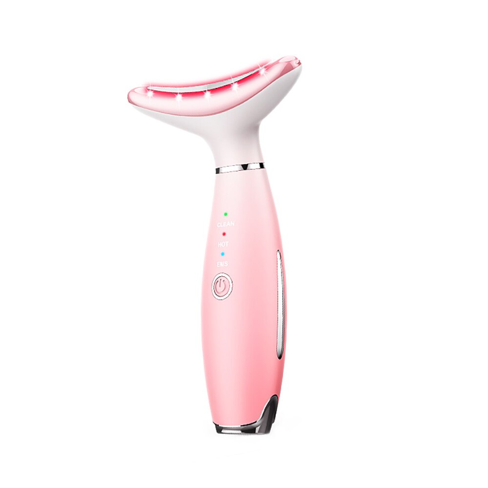 3 färger led fotonterapi hals- och ansiktslyftverk... – Vicedeal