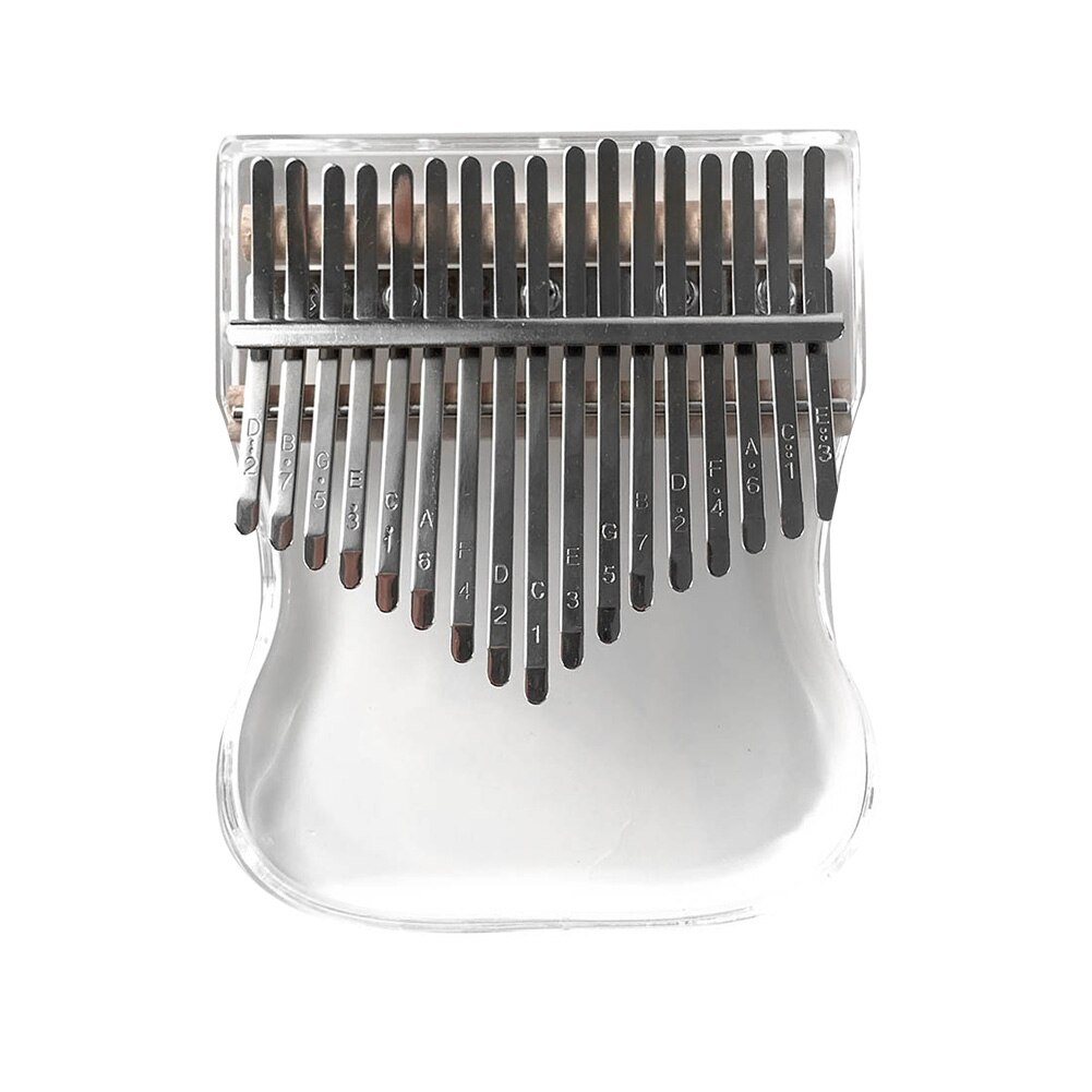 17 Keys Crystal Transparent Kalimba Percussion Mus... – Vicedeal