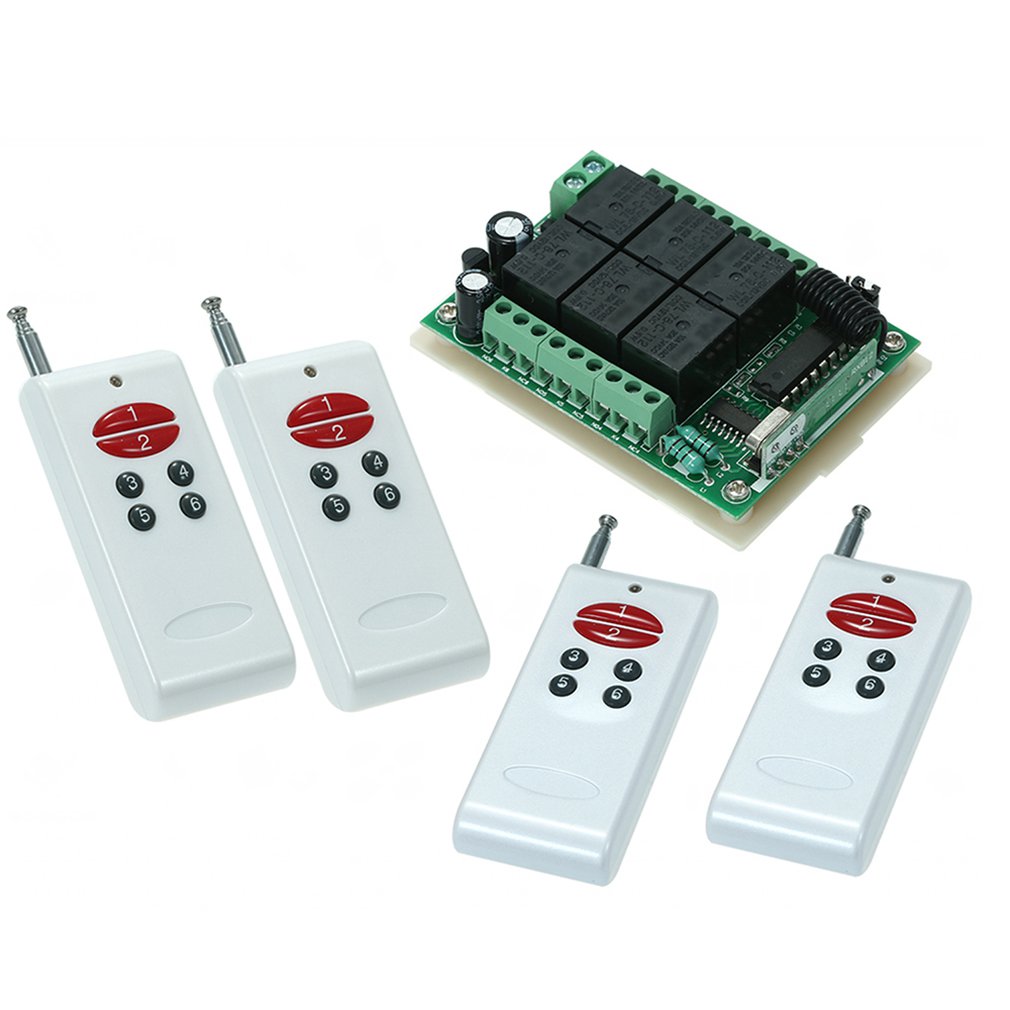 2 in 1 Wireless 12V 6 Channel 6-Way Module Learnin... – Grandado