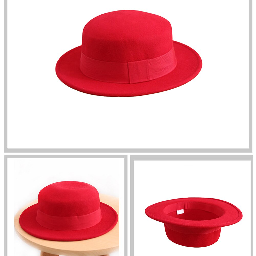 Fedoras Women Hat Royal Red Fascinator Wedding Cap... – Vicedeal