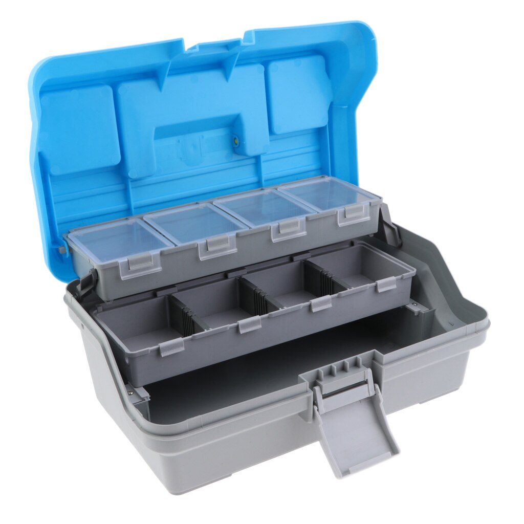 Multipurpose 3 Laag Lagen Tackle Case Vissen Tray ... – Vicedeal