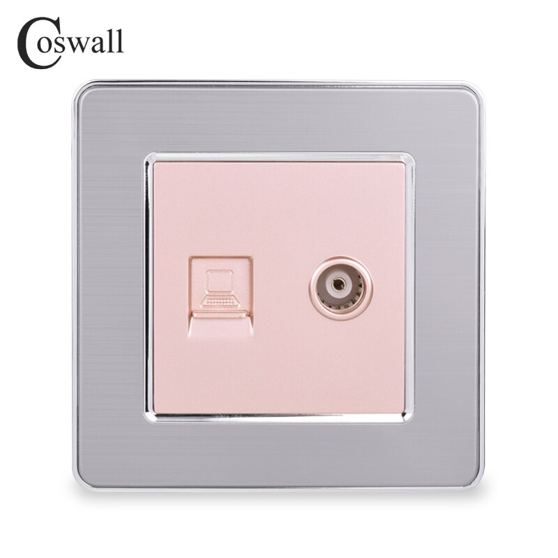 COSWALL RJ45 Internet Data Computer Jack CAT5E Con... – Vicedeal