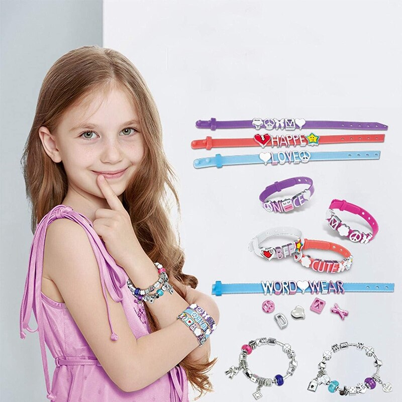 Diy Bracelet Set Innovative Toy Homemade Woven Let... – Grandado