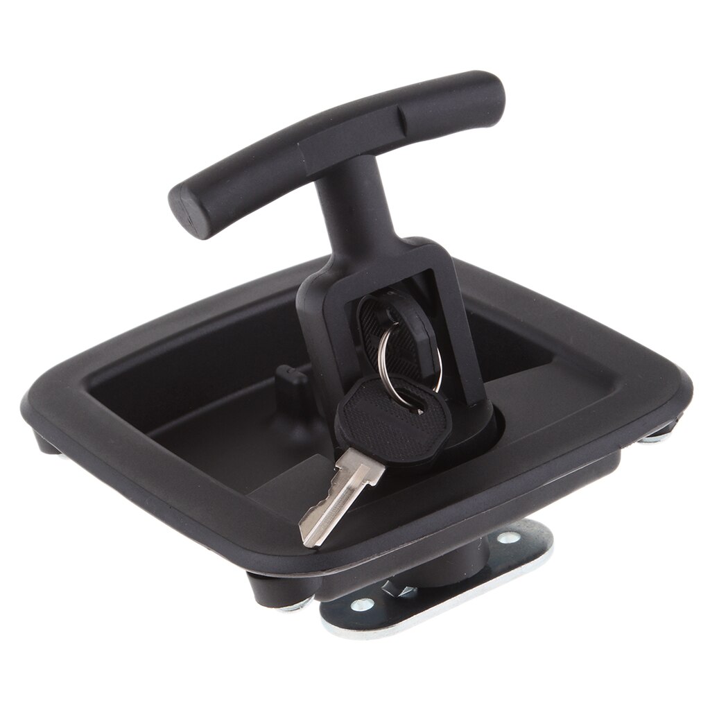 Square Black Plastic Flush Slam Latch Hatch For Bo... – Grandado