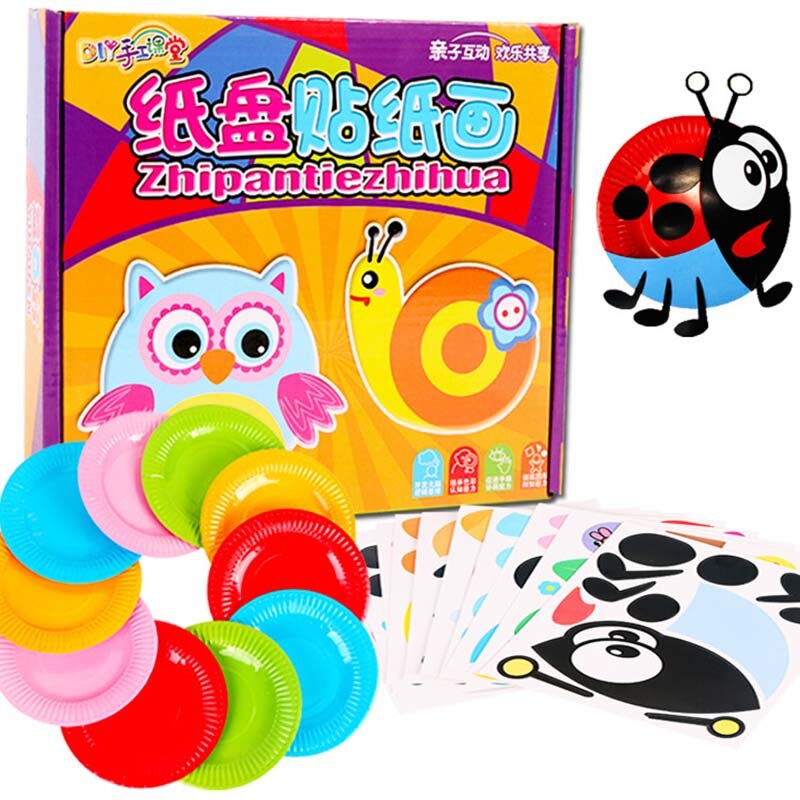 10pcs/set DIY Children 3D handmade Cartoon plate s... – Grandado