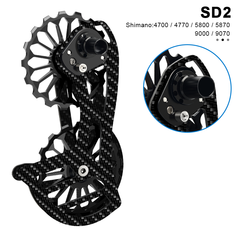 Cykel bakväxel kolfiber keramik 13t 17t remskivor ... – Vicedeal
