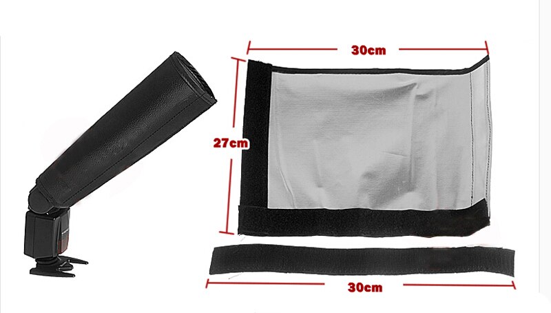 Foldbar universal speedlight reflektor snoot forse... – Vicedeal
