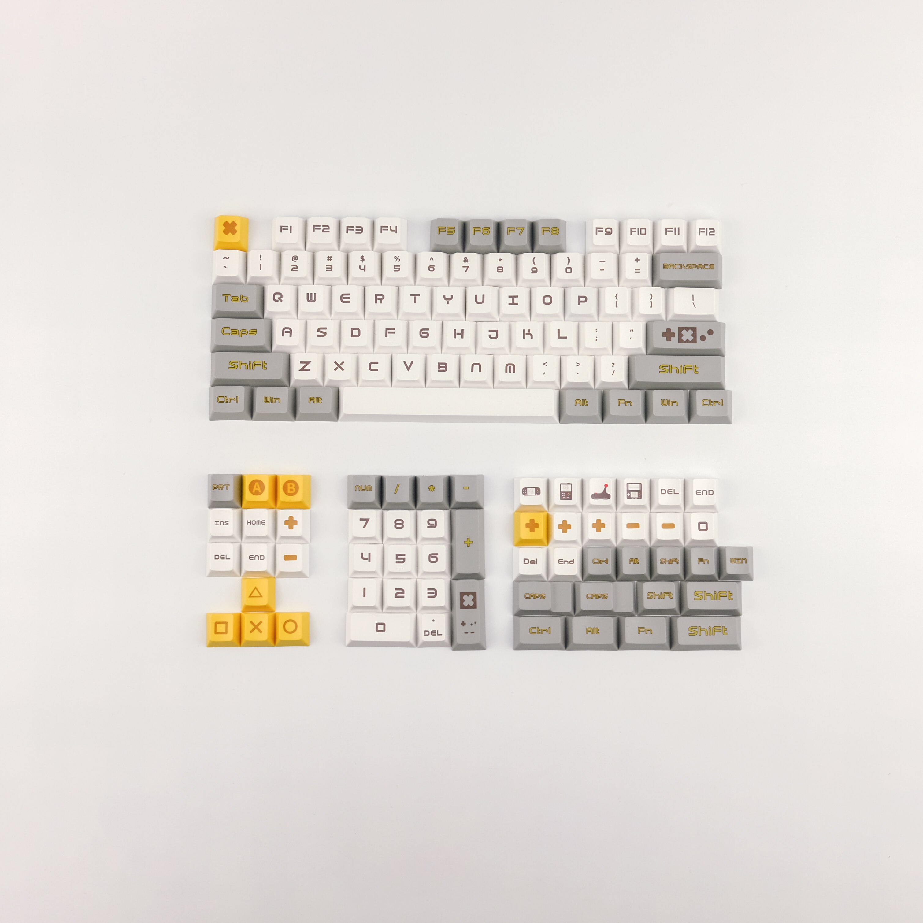 Retro Game Keycaps PBT DYE Sublimated Keycap Cherr... – Grandado