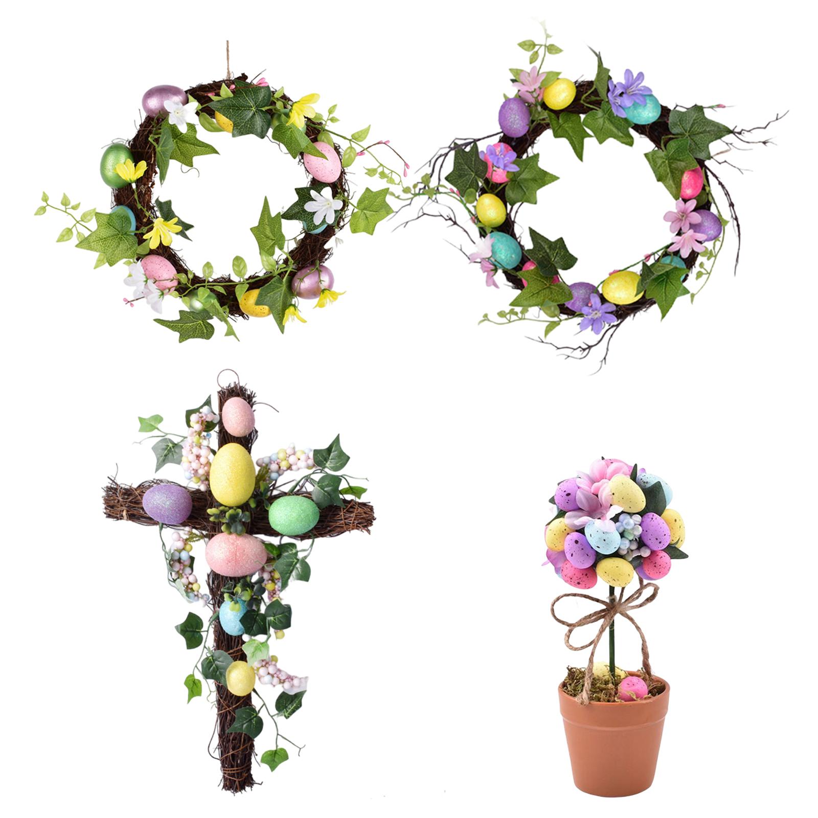 Kunstmatige Bloem Krans Pasen Krans Ornament Voor ... – Vicedeal