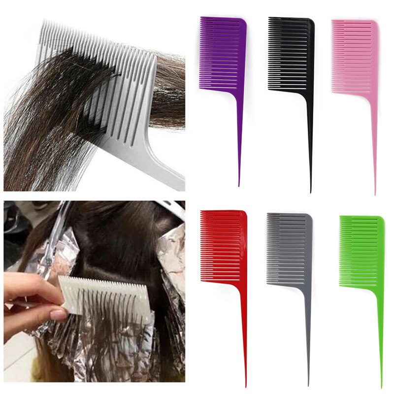 8 Kleur Haar Kam Naald Staart Kappers Gereedschap ... – Vicedeal