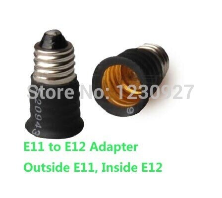 E11 bis E12 steckdosenadapter LED-beleuchtung lamp... – Grandado