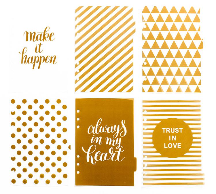 Fromthenon Spiral Notebook Dividers For Filofax No... – Grandado