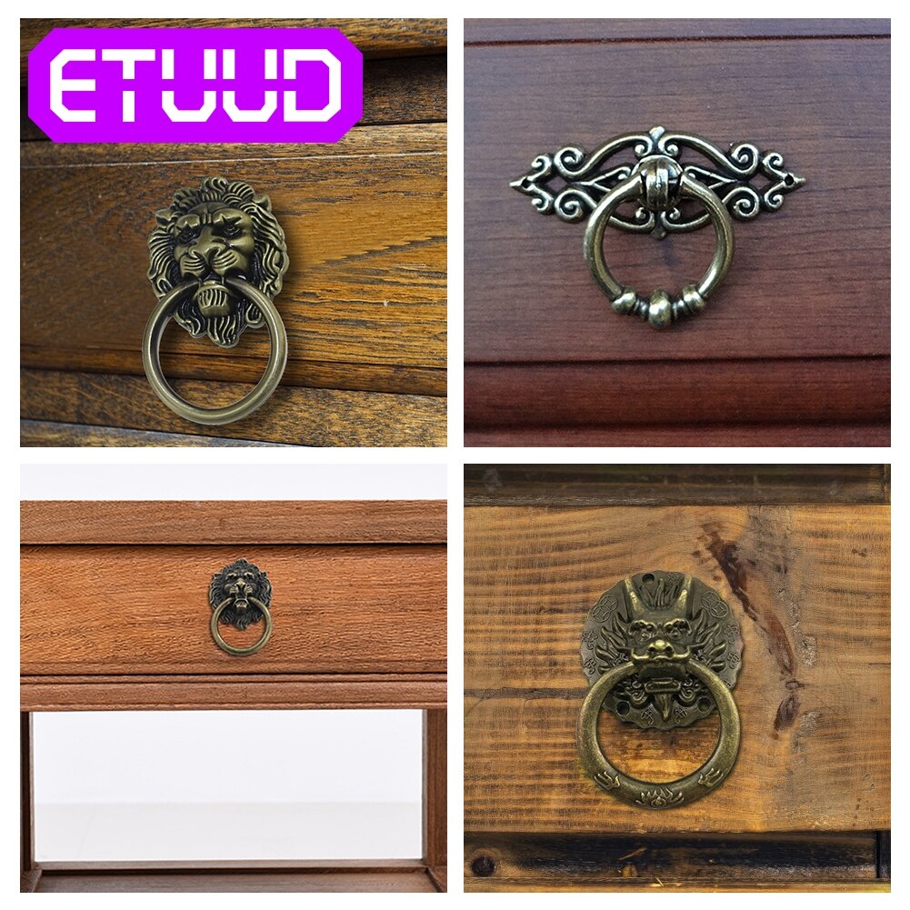Head Drawer Cabinet Door Pull Vintage Dragon Drawe... – Vicedeal