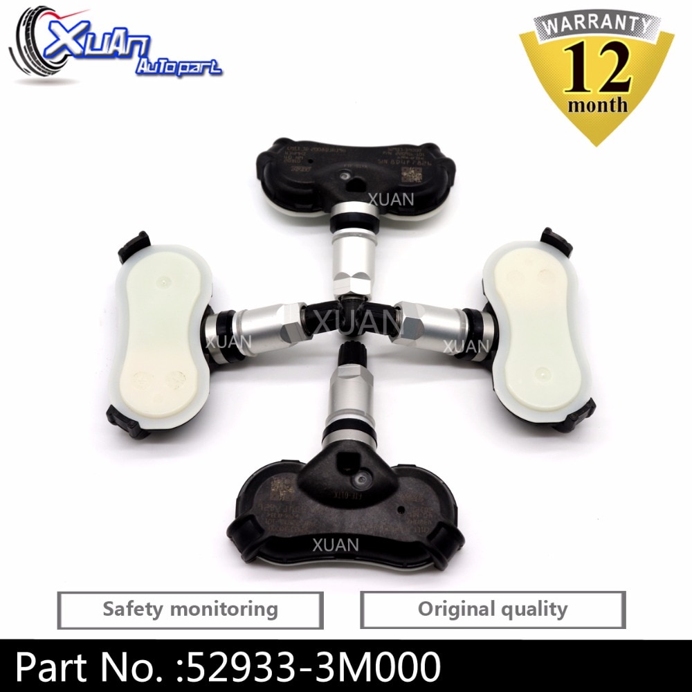 XUAN 4 STUKS Bandenspanning Monitor Sensor 52933-3... – Vicedeal