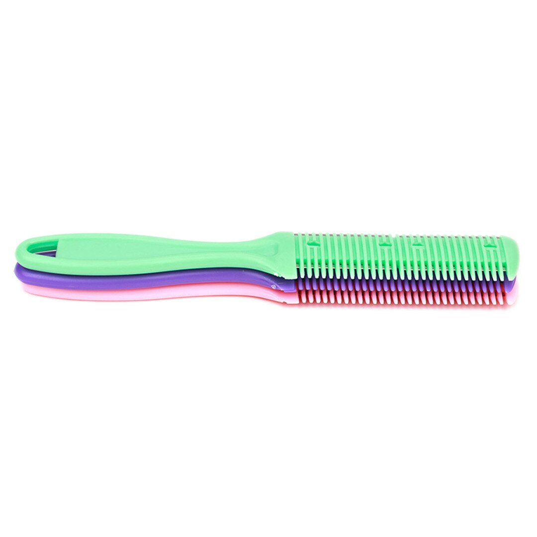 Mayitr 1pcs Double Sided Hair Razor Comb Handle Ha... – Grandado