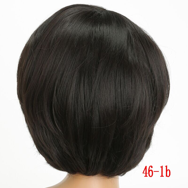 MERISI HAIR Black Color Short Pixie Cut Style Wigs... – Grandado
