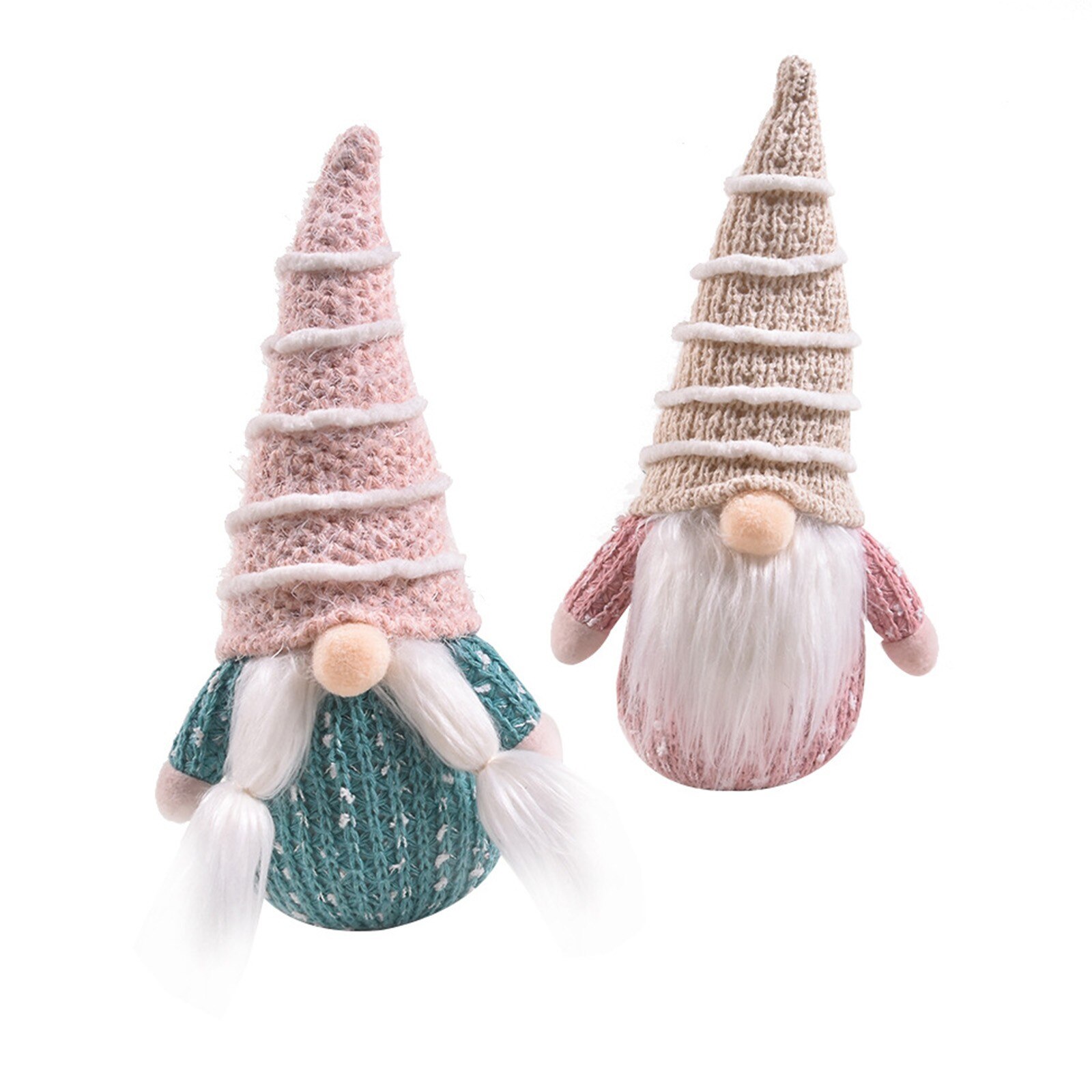 2 Stuks Handgemaakte Knuffel Santa Pop Gnome Scand... – Grandado