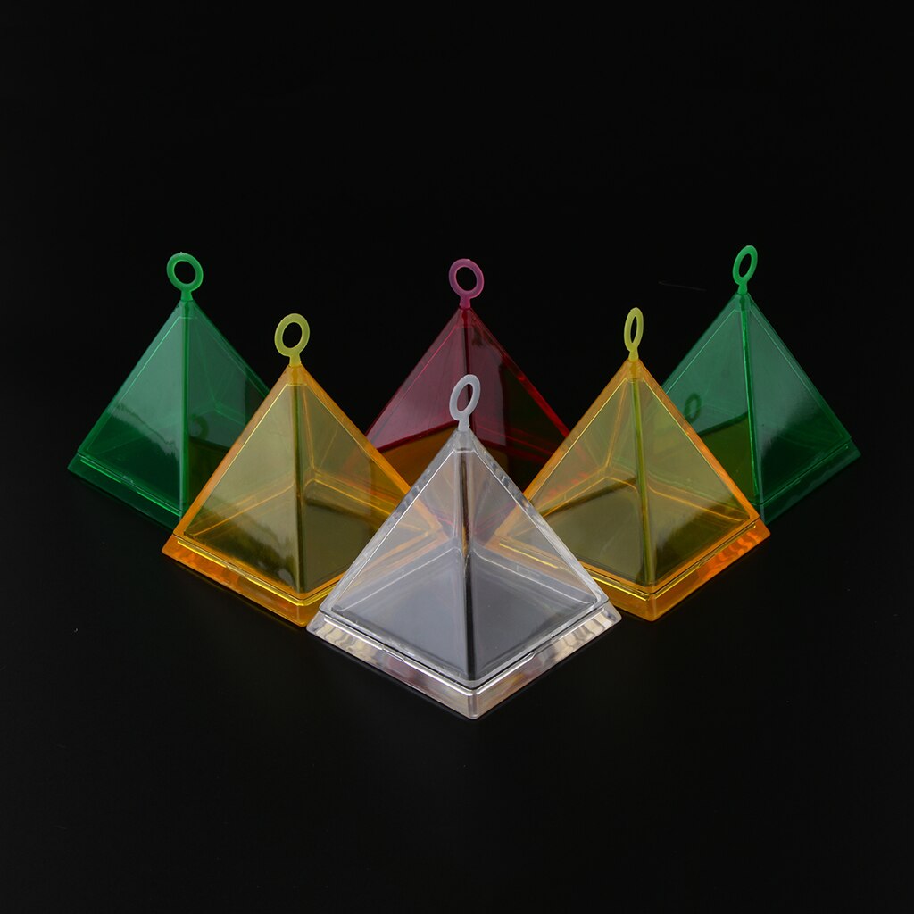 Pieces of 6 Pyramid Shape Balloon Weights Set up P... – Grandado