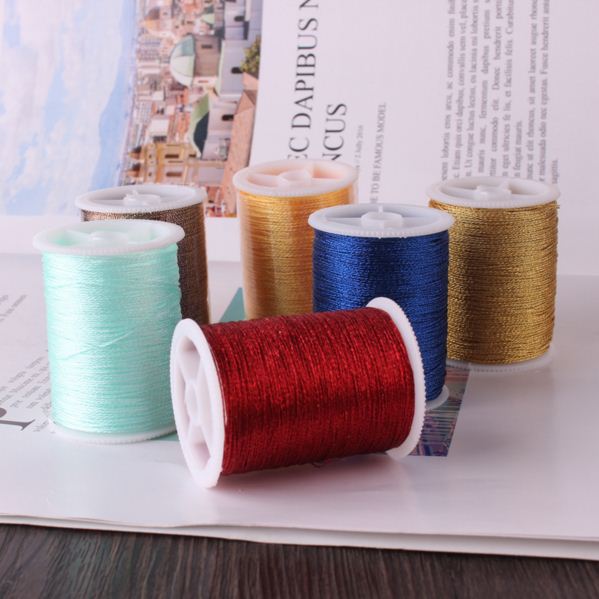 15pcs Dia.0.5mm22yards/pcs 6strands Metallic Glitt... – Grandado