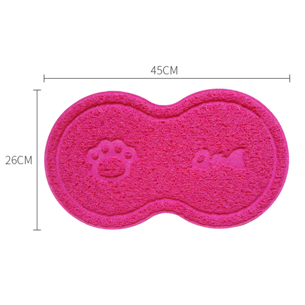 PVC Dog Puppy Cleaning Feeding Dish Bowl Table Mat... – Vicedeal