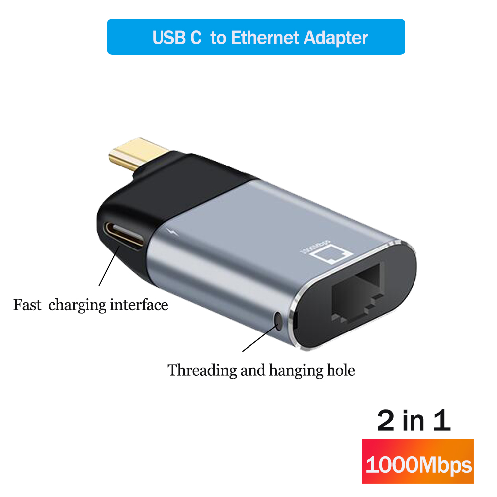 Usb Ethernet Adapter Usb 3 1 Type C To 10 100 100 Grandado