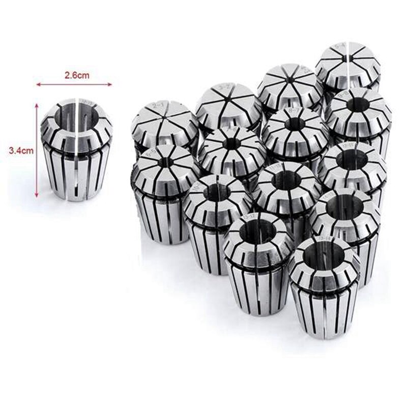 ER25 Spring Collet Set ER25 1-16Mm Nauwkeurigheid ... – Vicedeal